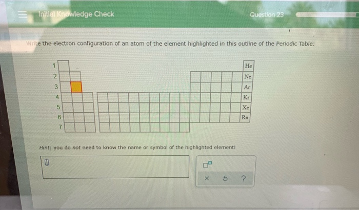 Solved Initial Knowledge Check Question 23 Write the | Chegg.com