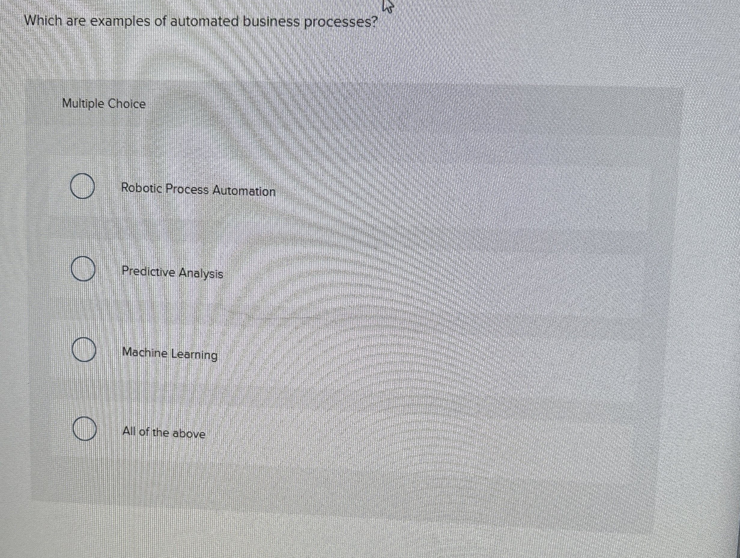 Solved Which are examples of automated business | Chegg.com