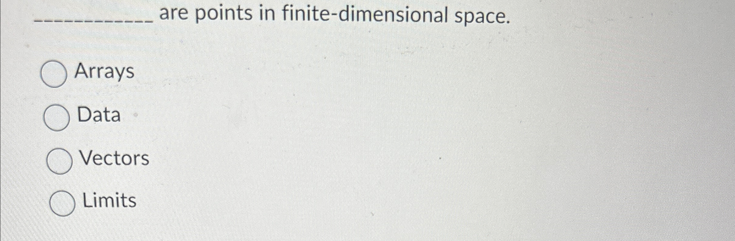 Solved q, ﻿are points in finite-dimensional | Chegg.com
