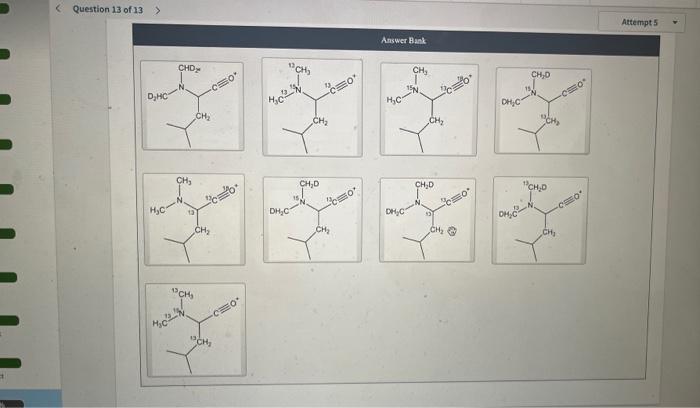 Solved The published set of mass tags with the general | Chegg.com