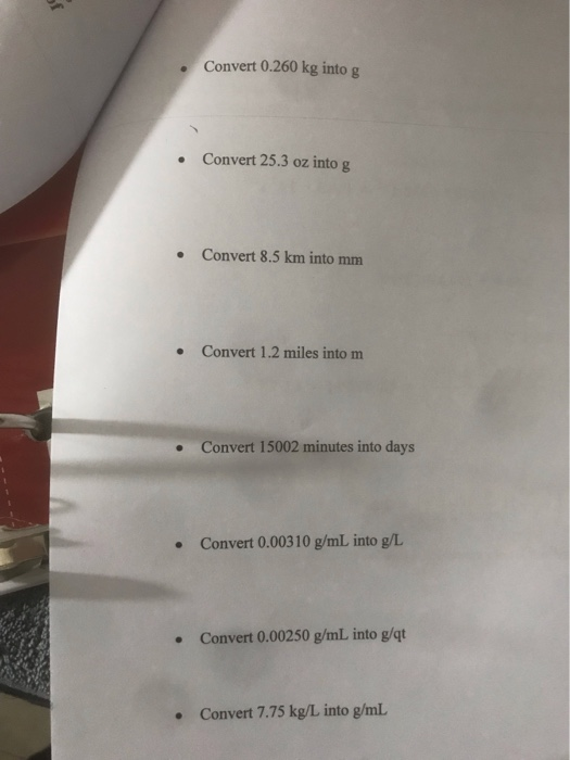 Solved Perform each of the following calculations and write | Chegg.com