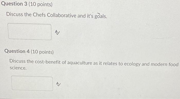 Solved Question 3 (10 points) Discuss the Chefs | Chegg.com Solved Question 3 (10 points) Discuss the Chefs | Chegg.com