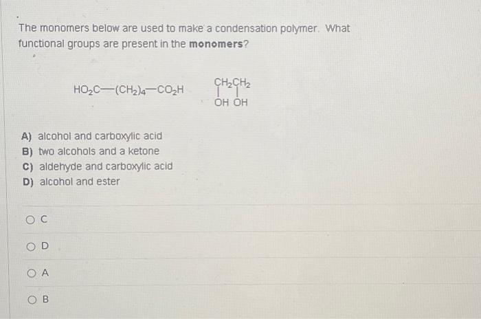 Solved The structure below contains two functional groups. | Chegg.com