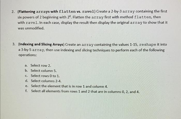 Solved How do you create an array on Python/Anaconda? How do | Chegg.com