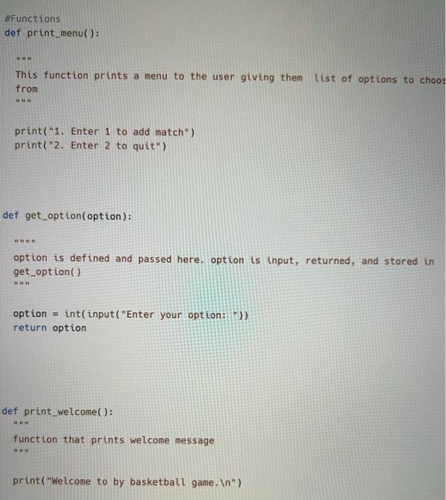 Solved POINT_1_SHOTS = 1 POINT_2_SHOTS =2 def main( ): | Chegg.com