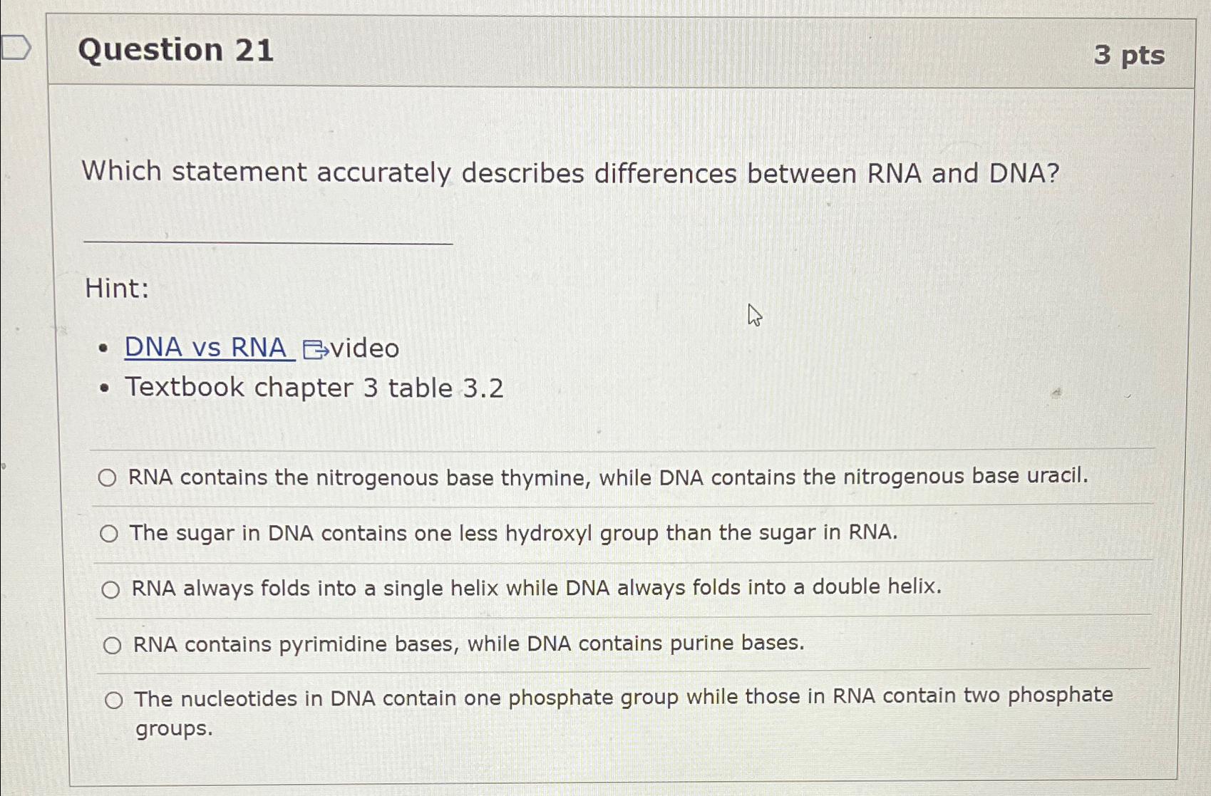 Solved Question 213 ﻿ptsWhich statement accurately describes | Chegg.com