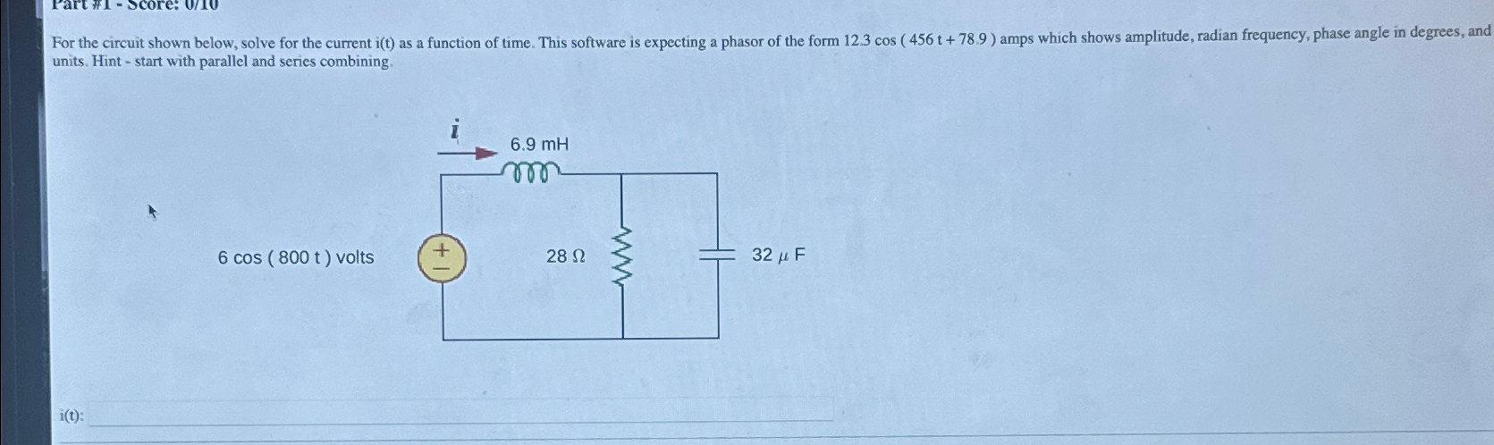 Solved units. Hint - ﻿start with parallel and series | Chegg.com