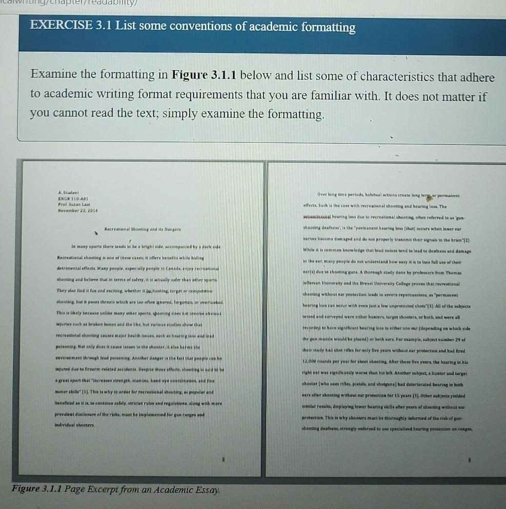 Solved 1yrcnapte/tedddbilty/EXERCISE 3.1 ﻿List some | Chegg.com