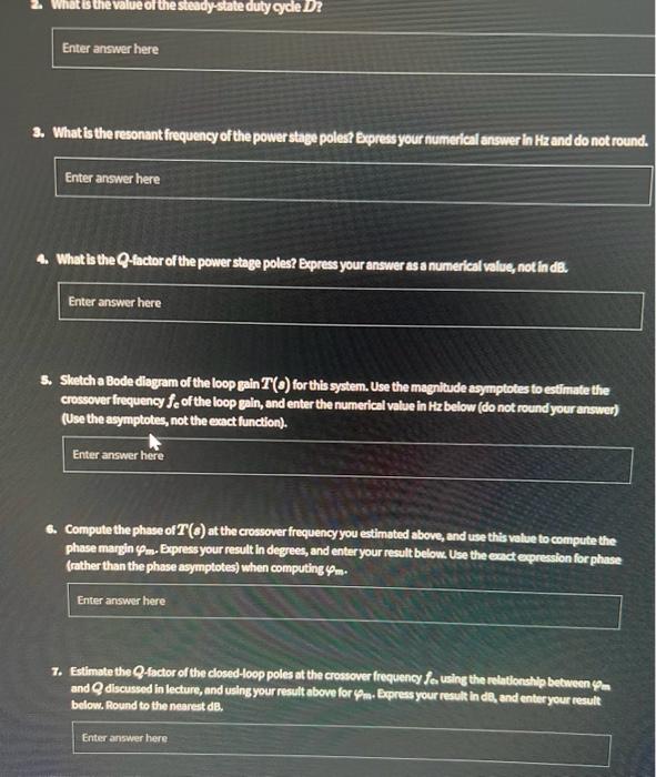 1. A forward converter with feedback system is ll | Chegg.com