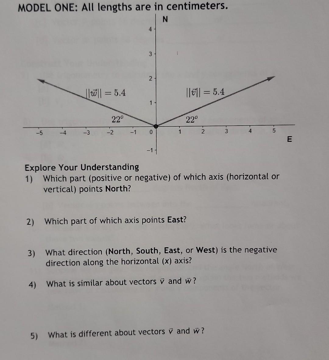 Solved MODEL ONE: All lengths are in centimeters. Explore | Chegg.com