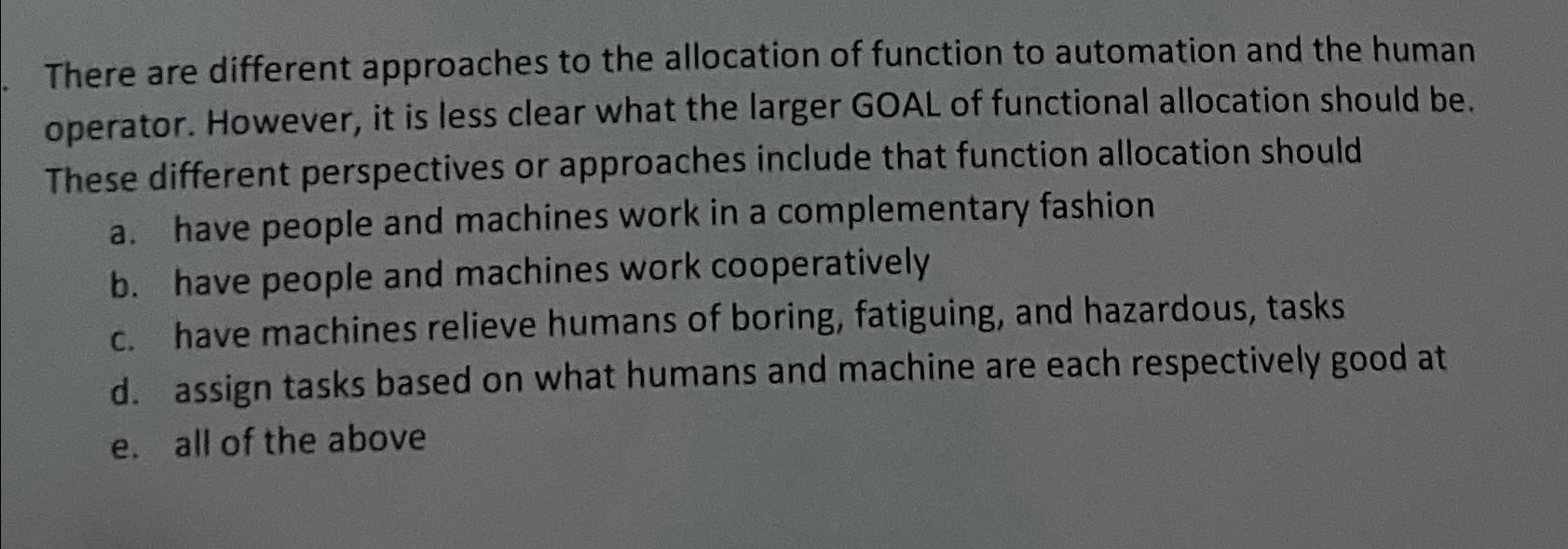 Solved There are different approaches to the allocation of | Chegg.com