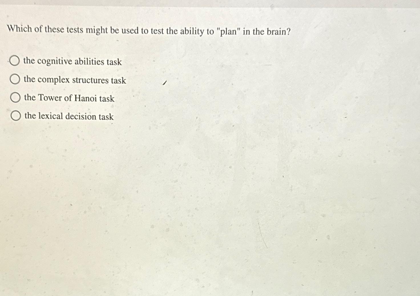 Solved Which of these tests might be used to test the | Chegg.com