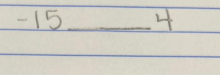 Solved Insert the symbol between the pair of numbers | Chegg.com