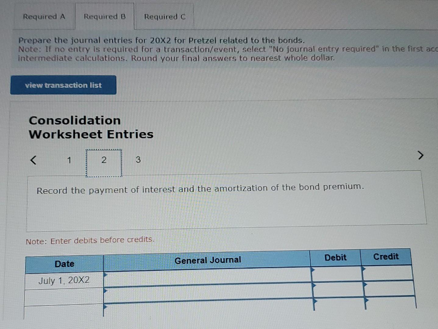 Solved Prepare the worksheet consolidation entries needed on | Chegg.com