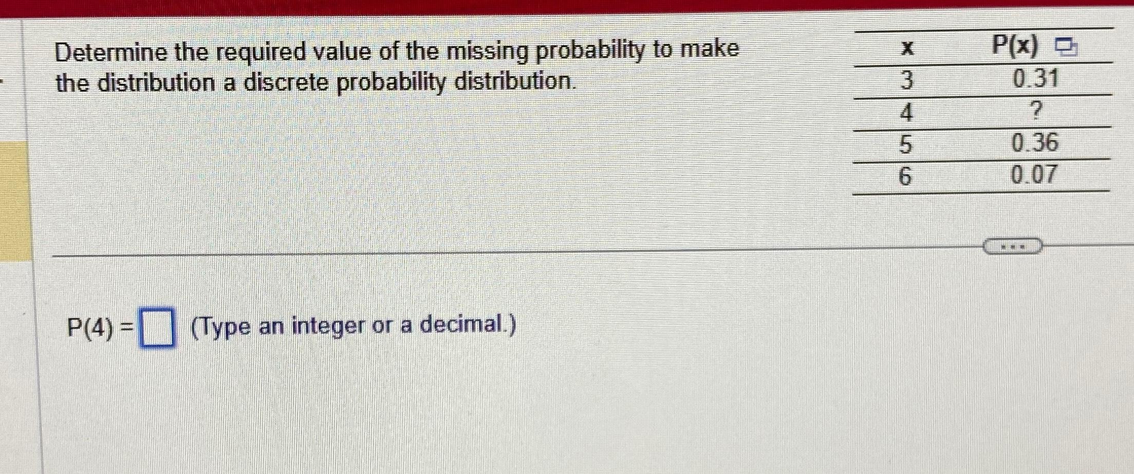 Solved Determine the required value of the missing | Chegg.com