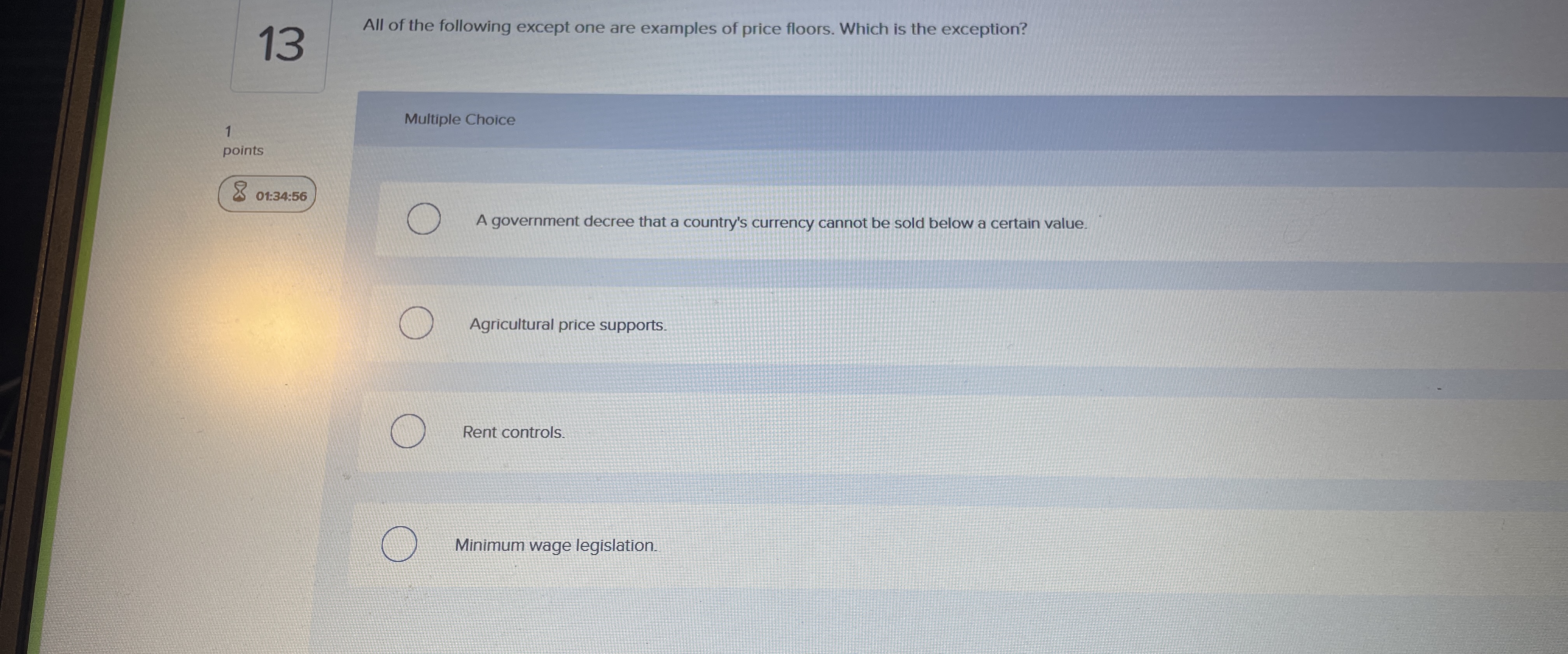 Solved 13All of the following except one are examples of | Chegg.com