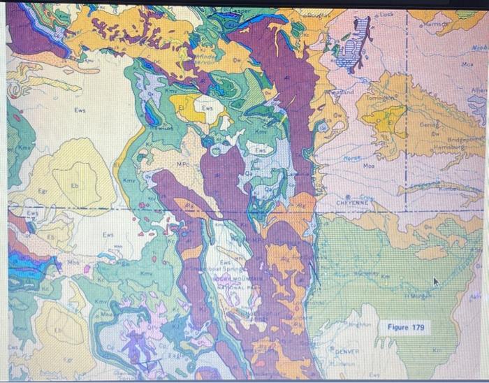 Complete the geologic maps, geologic cross sections | Chegg.com