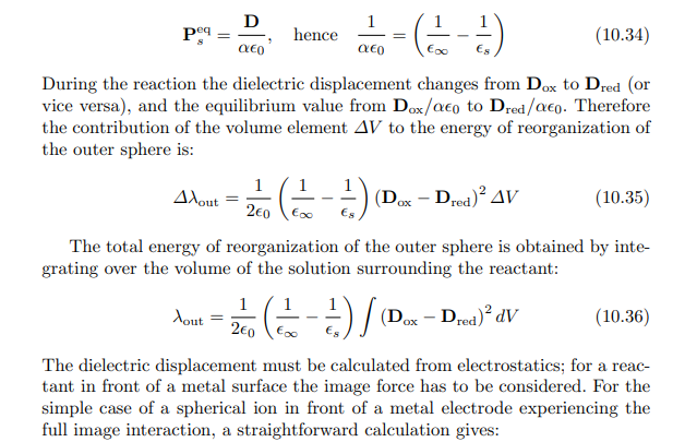 Solved Show that for ϵ∞=1 Eq. (10.36) reduces to the Born | Chegg.com