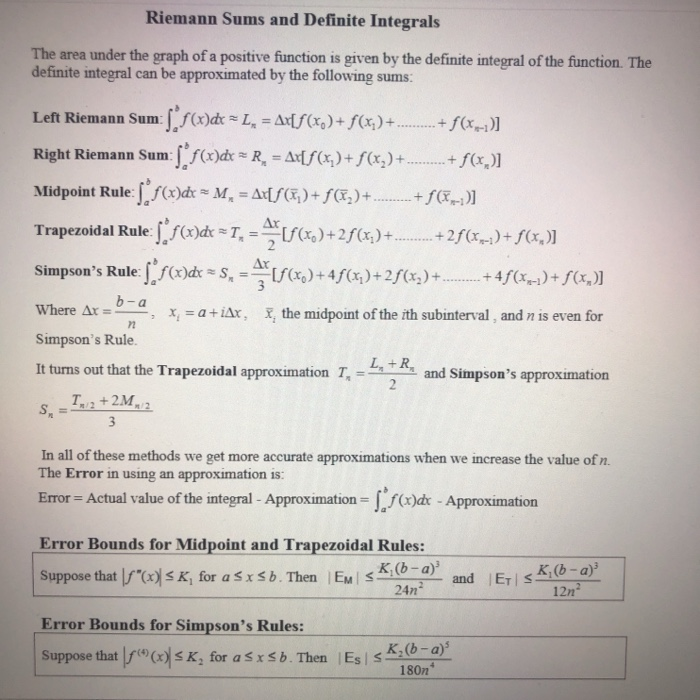 Solved Use the RIEMANN program to approximate 3x2 dx Set y1 | Chegg.com