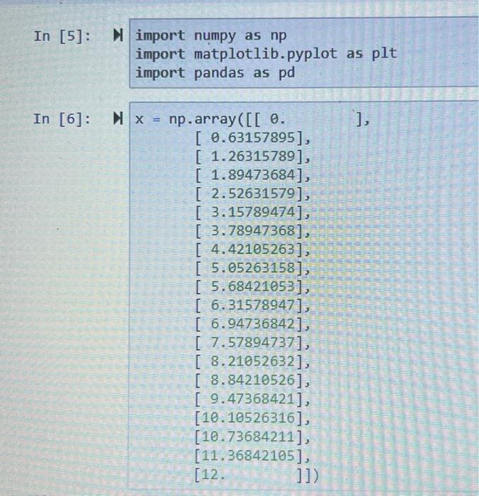 Solved Given labeled data below, input x and output y, find | Chegg.com