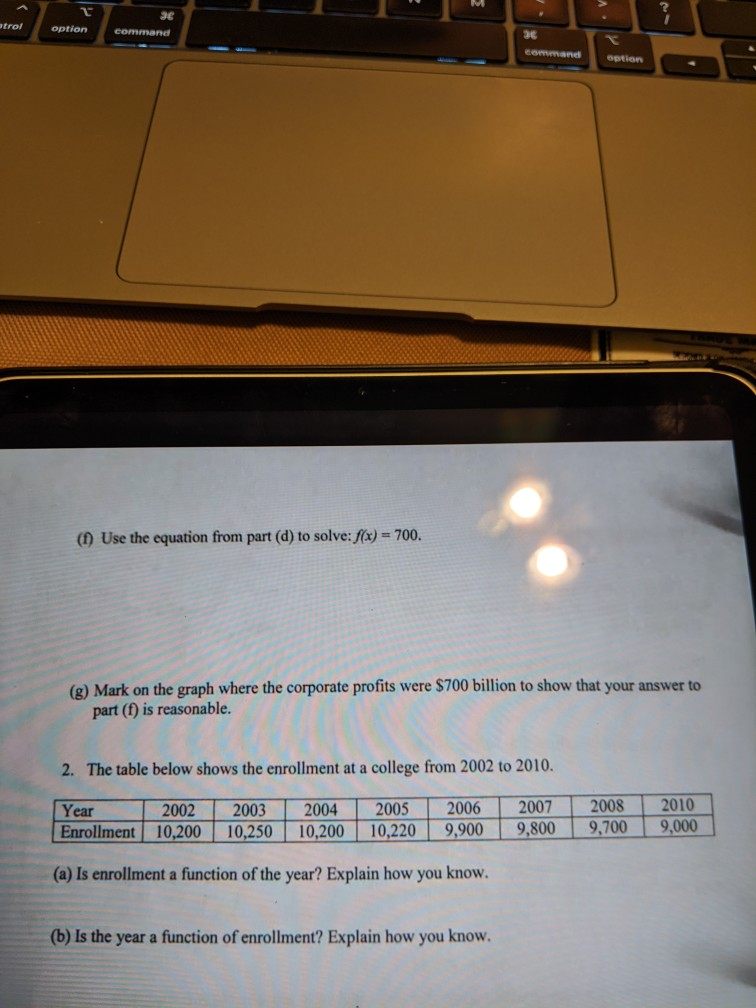 Unit 1 Activity 3 Lab Assignment Name: 1. The graph | Chegg.com
