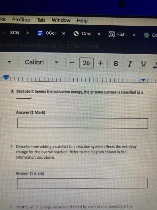 Solved Chemistry 30: Unit B Summatlve Assessment Updoted | Chegg.com