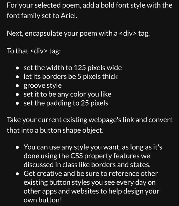 Solved body { | Chegg.com