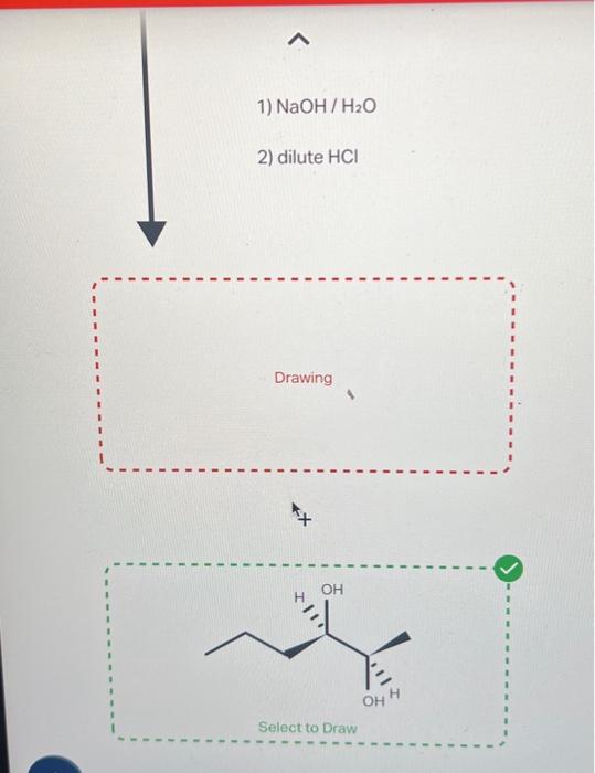 Solved Draw the two products of the reaction shown below. | Chegg.com