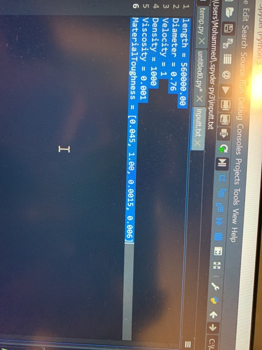 Solved Hi, I'm trying to make variables in an external file | Chegg.com
