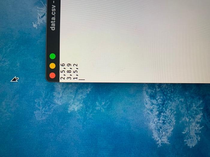 Solved Create the following program: Read a data file | Chegg.com