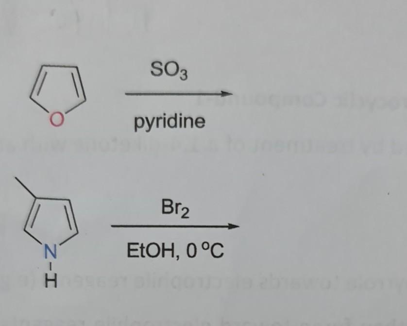 Solved SO3 pyridine Brz EtOH, 0 °C Z-I Cu(NO3)2 ZI | Chegg.com