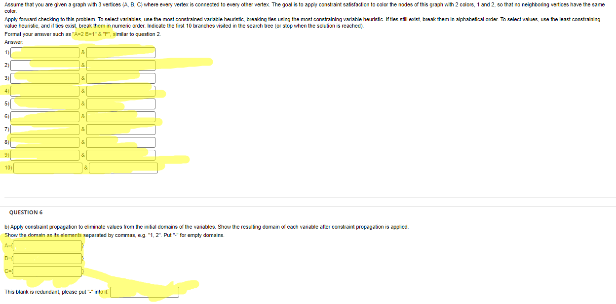 Solved color.value heuristic, and if ties exist, break them | Chegg.com