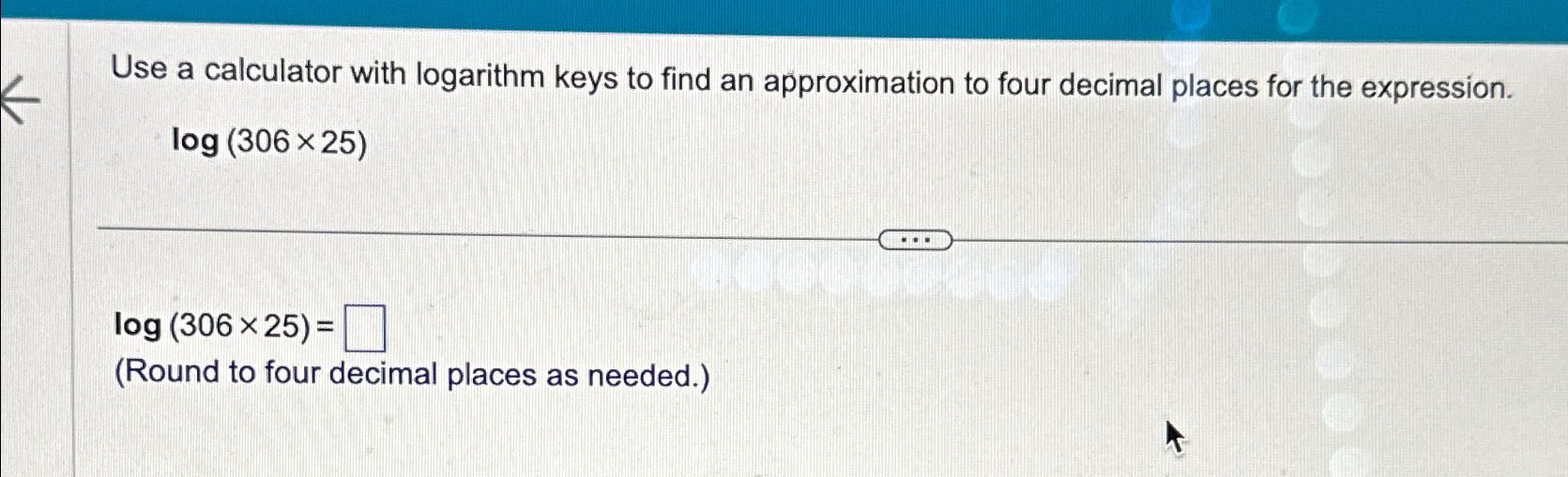 Solved Use a calculator with logarithm keys to find an | Chegg.com