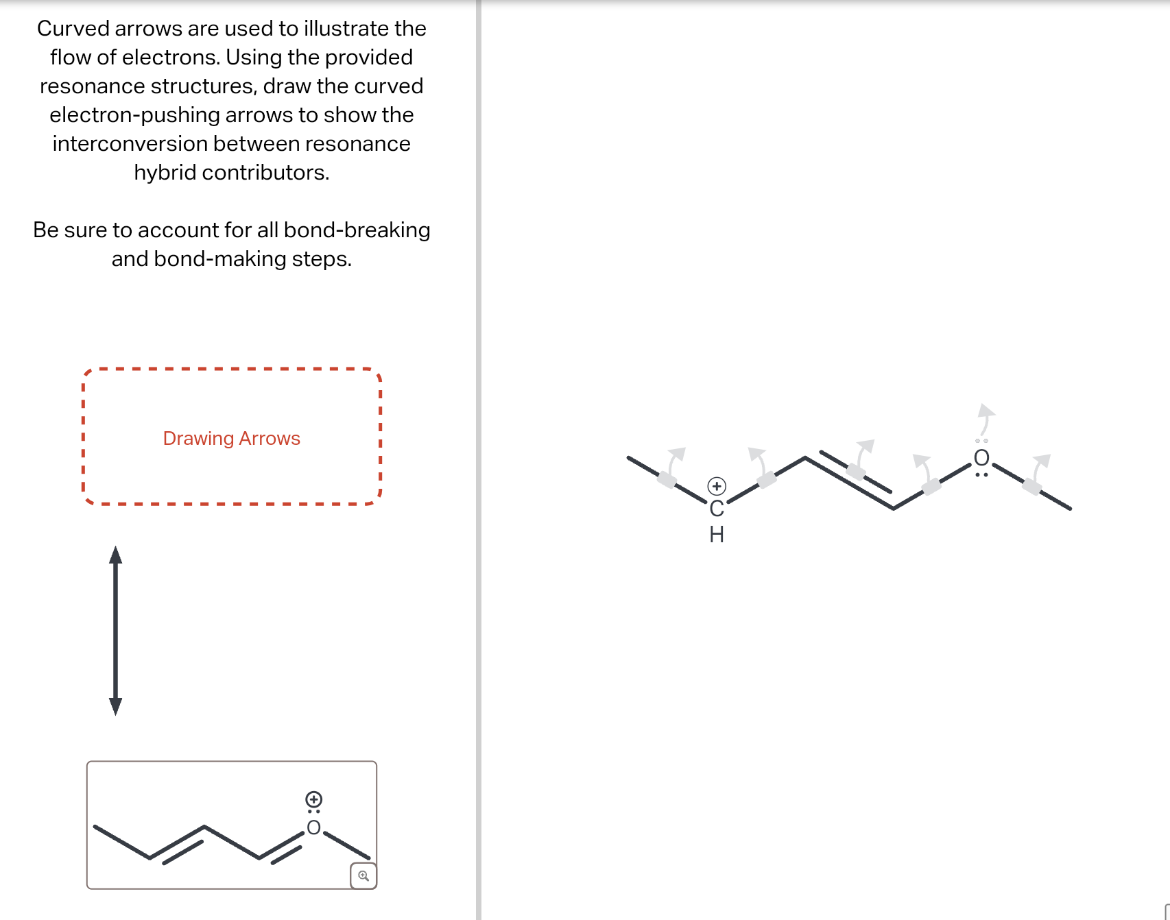 Solved Curved arrows are used to illustrate the flow of | Chegg.com
