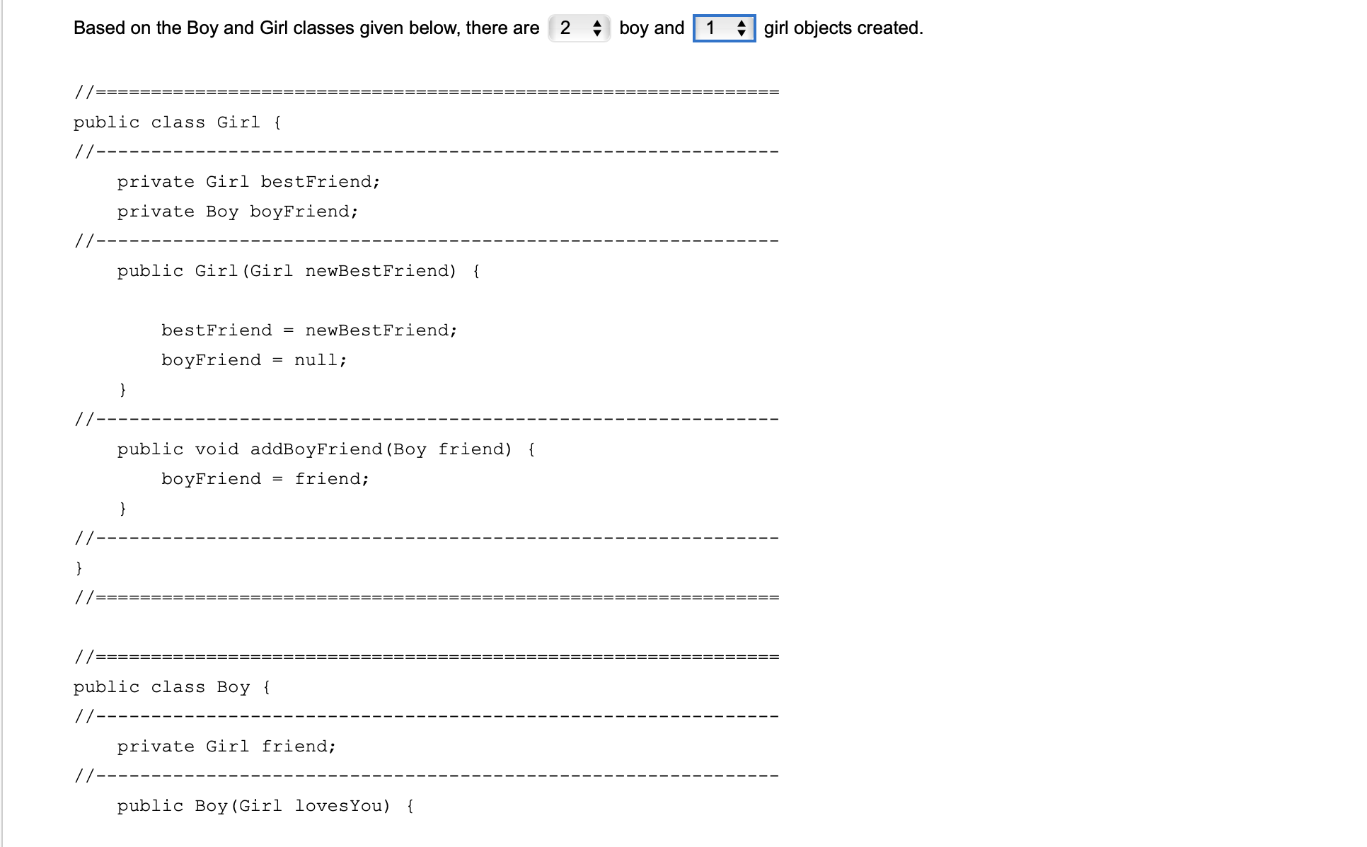 Solved are static methods used for debugging | Chegg.com