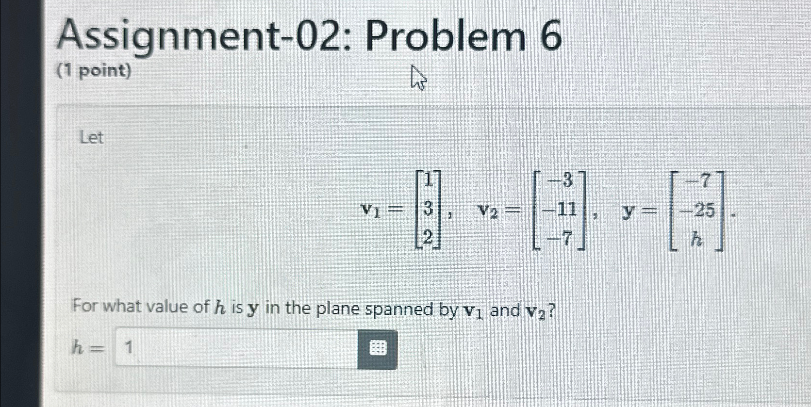 Solved Assignment-02: Problem 6(1 | Chegg.com