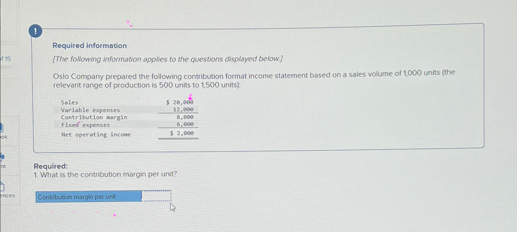 Solved Required Information[the Following Information