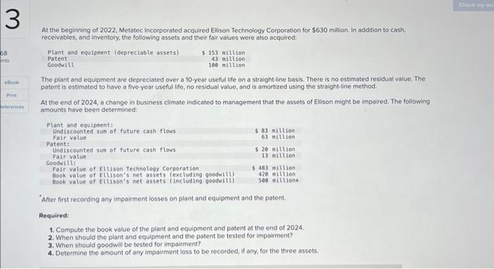 Solved only need required 4 | Chegg.com