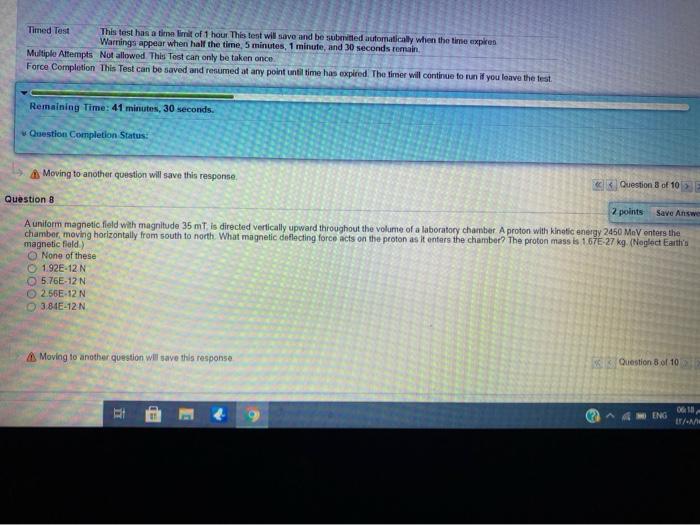 Solved Timed Test This test has a time limit of 1 hour This | Chegg.com
