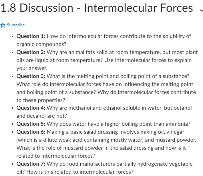 Solved 1.8 ﻿Discussion - ﻿Intermolecular | Chegg.com