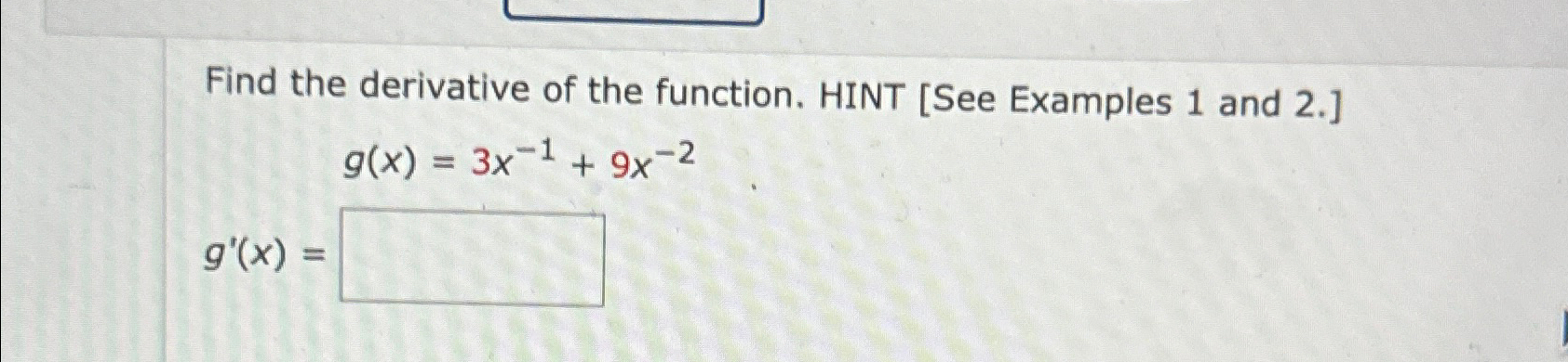Solved Find the derivative of the function. HINT [See | Chegg.com