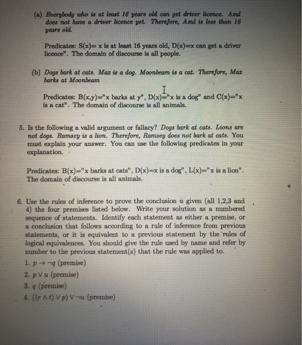 Solved 1. Name the argument form of the following argument: | Chegg.com