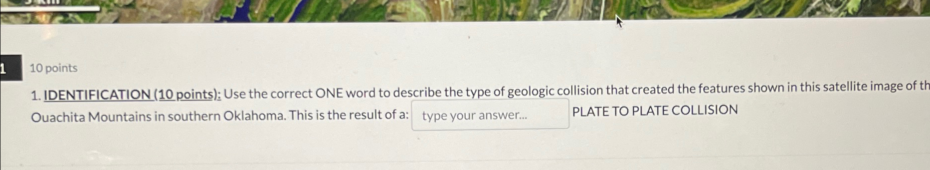 Solved 10 ﻿pointsIDENTIFICATION (10 ﻿points): Use the | Chegg.com