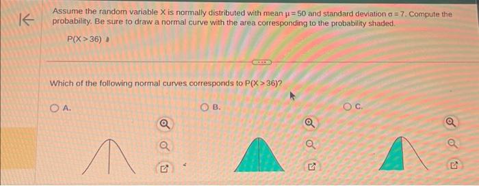 Solved Assume the random variable X is normally distributed | Chegg.com