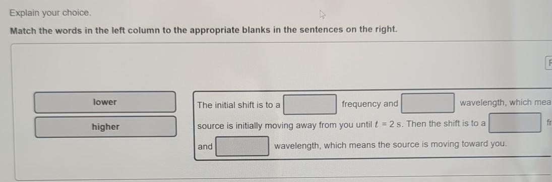 Solved Explain your choice.Match the words in the left | Chegg.com