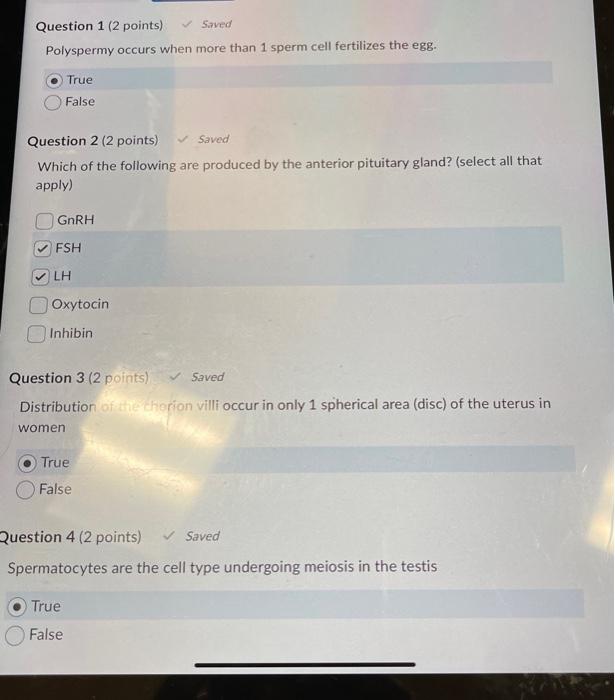 Solved Polyspermy occurs when more than 1 sperm cell | Chegg.com