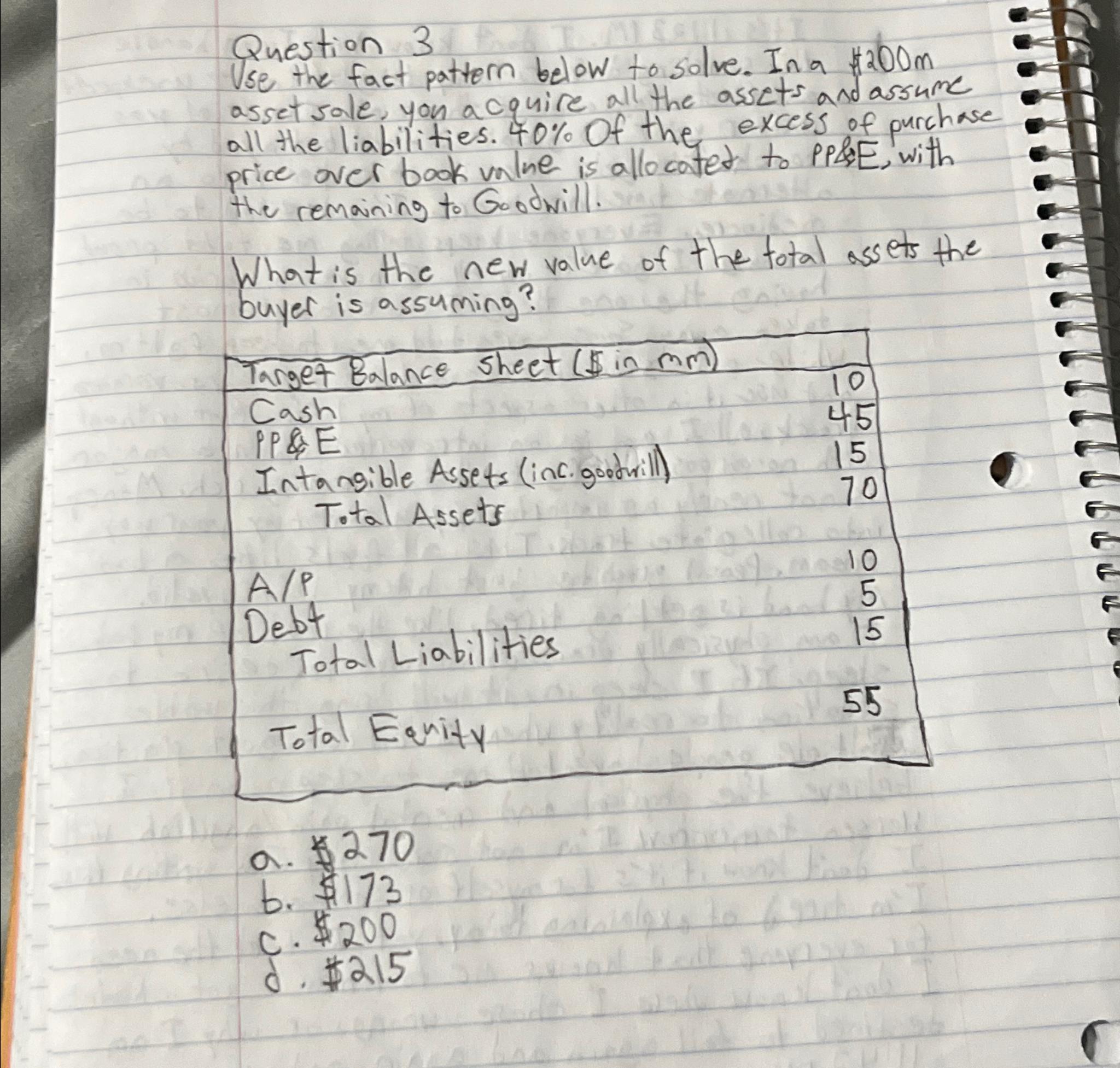 Solved Question 3Use the fact pattern below to solve. In a | Chegg.com