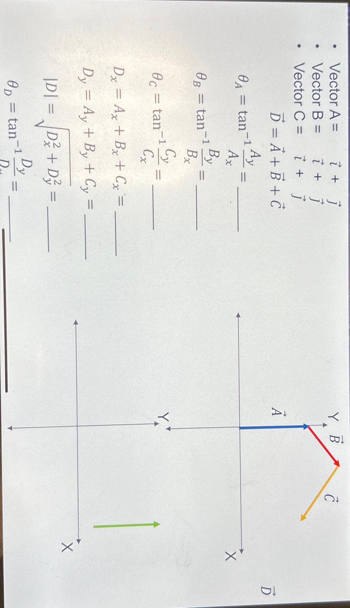 Vector A=vec(ı)+vec(ȷ)Vector B=vec(ı)+vec(ȷ)Vector | Chegg.com