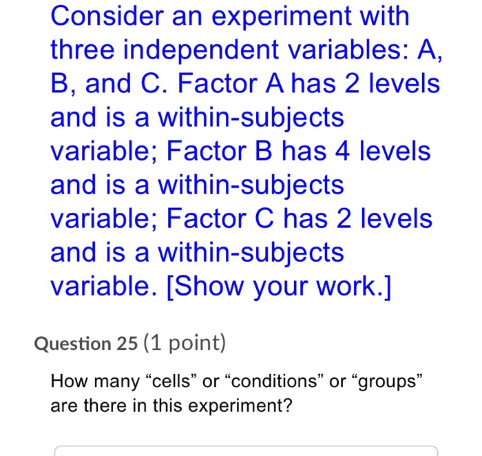 Solved Consider an experiment with three independent | Chegg.com