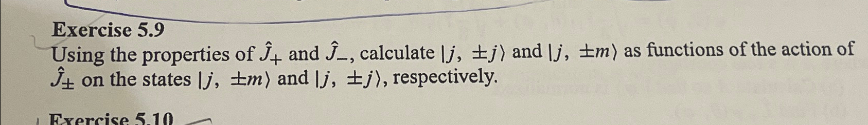 Solved Exercise 5.9Using the properties of hat(J)+and | Chegg.com